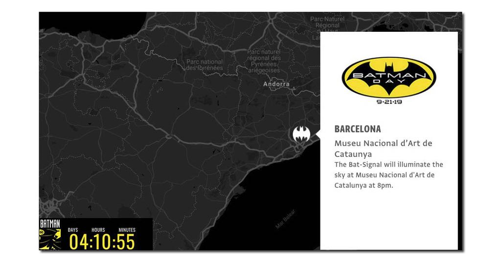 8 städer i världen kommer att projicera Bat-Signal in the sky för 80 ...