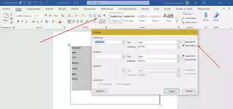 De inhoud van een tabel sorteren in Microsoft Word
