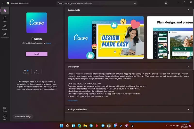 Nya appar för Microsoft Store: Zoom, OBS Studio och Canva