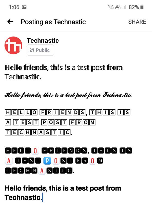 Hur man fet och snygg text på Facebook, Instagram, Twitter, etc.